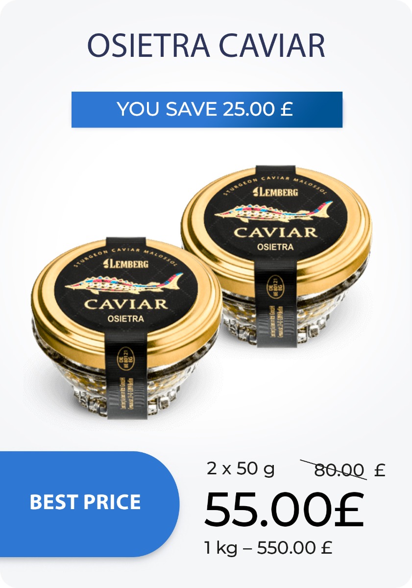 Buy Caviar online with delivery | Lemberg Caviar Shop UK