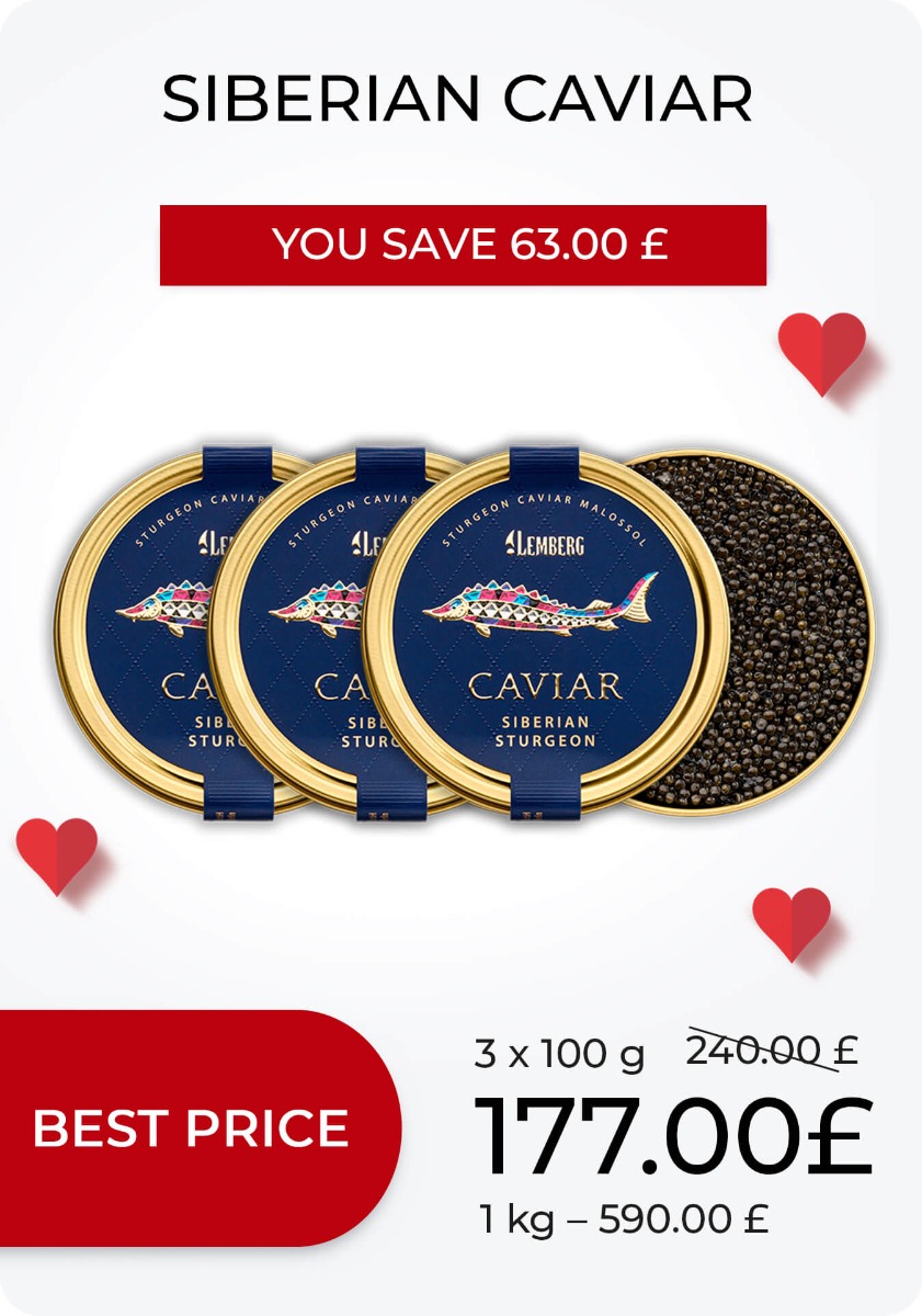 Buy Caviar online with delivery | Lemberg Caviar Shop UK